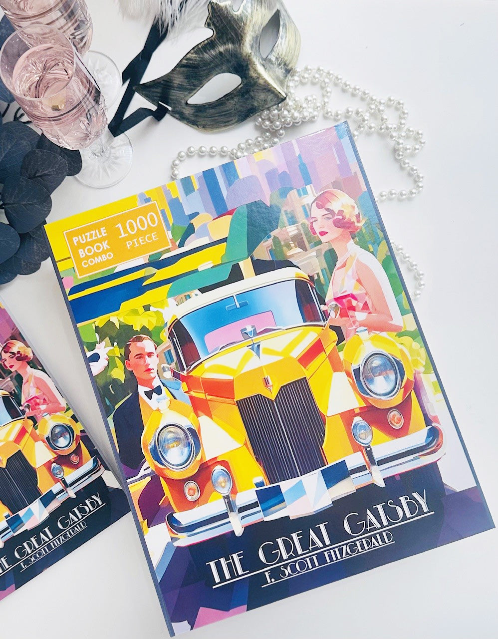 THE GREAT GATSBY Book Set - 1000 PIECE PUZZLE BOOK SET